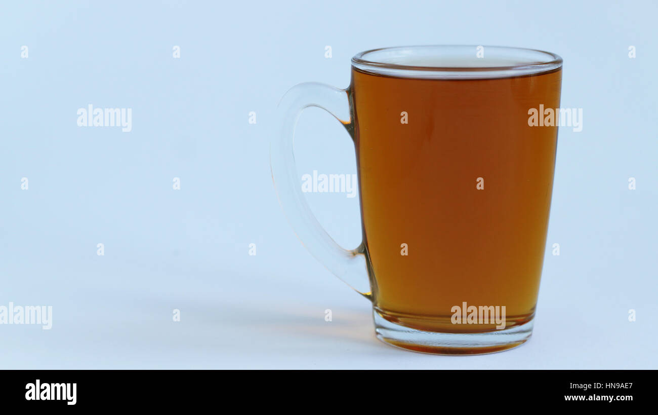Tall glass milk blue background hi-res stock photography and images - Alamy