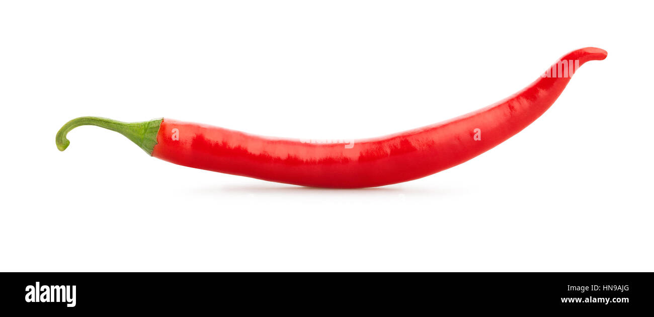 Single red chilli pepper hi-res stock photography and images - Alamy