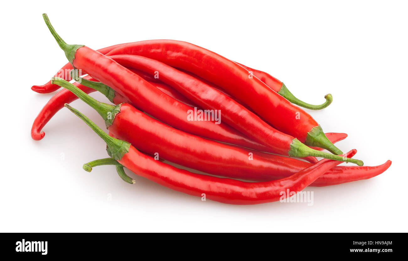 Red long chilli pepper hi-res stock photography and images - Alamy