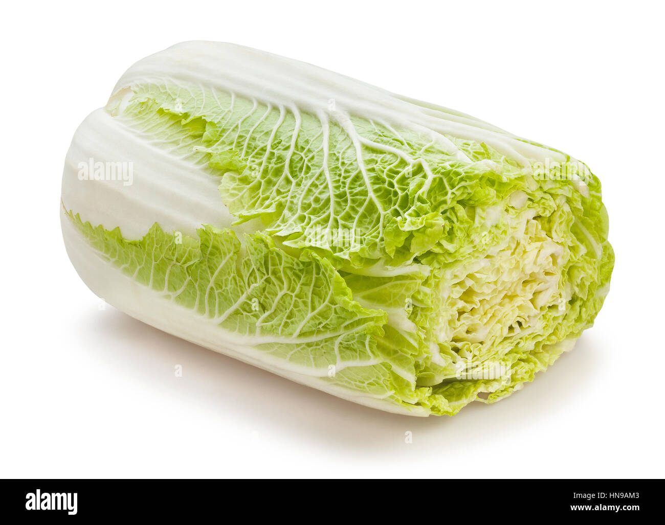 sliced chinese cabbage isolated Stock Photo - Alamy