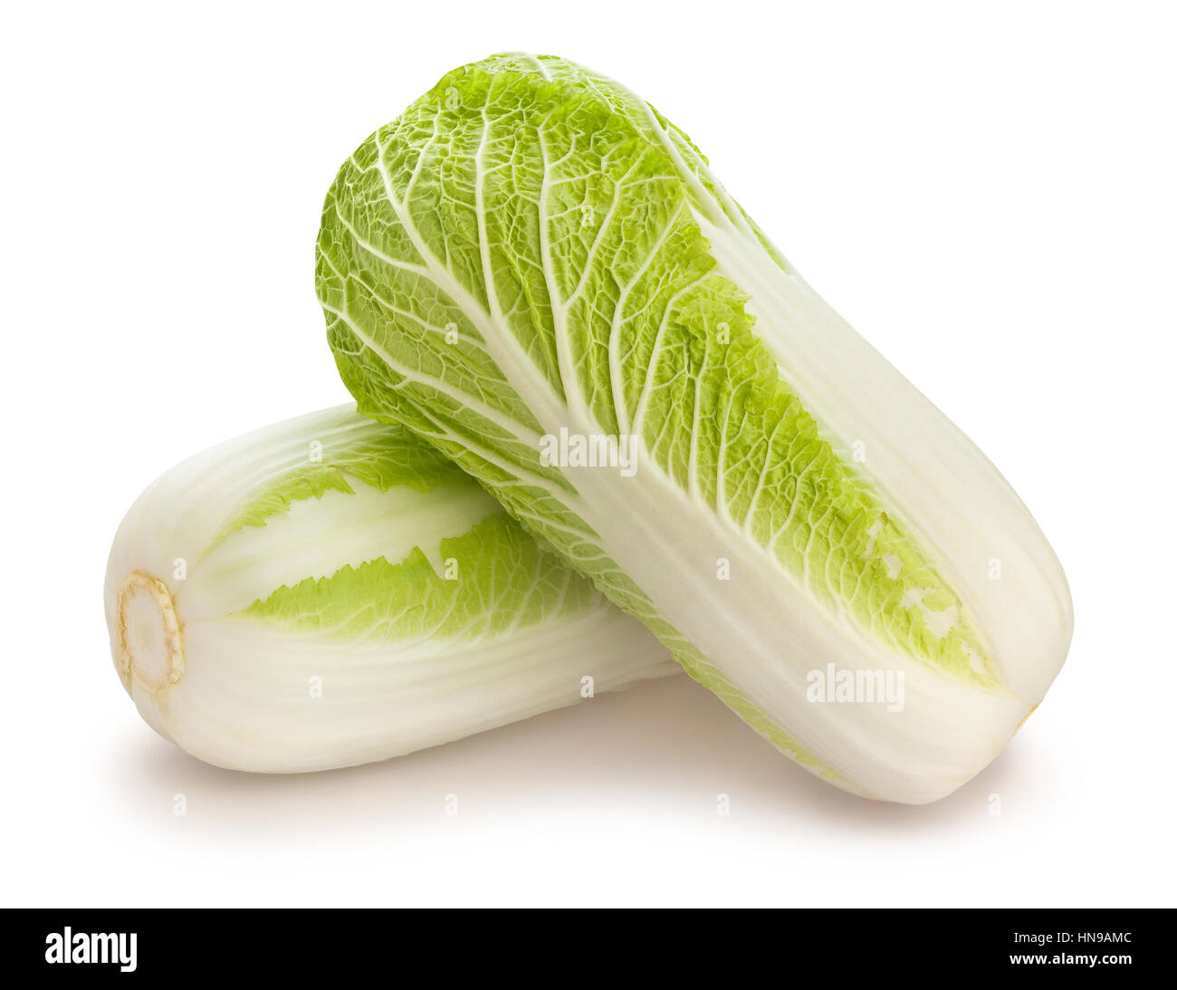 Two organic chinese cabbage Cut Out Stock Images & Pictures - Alamy