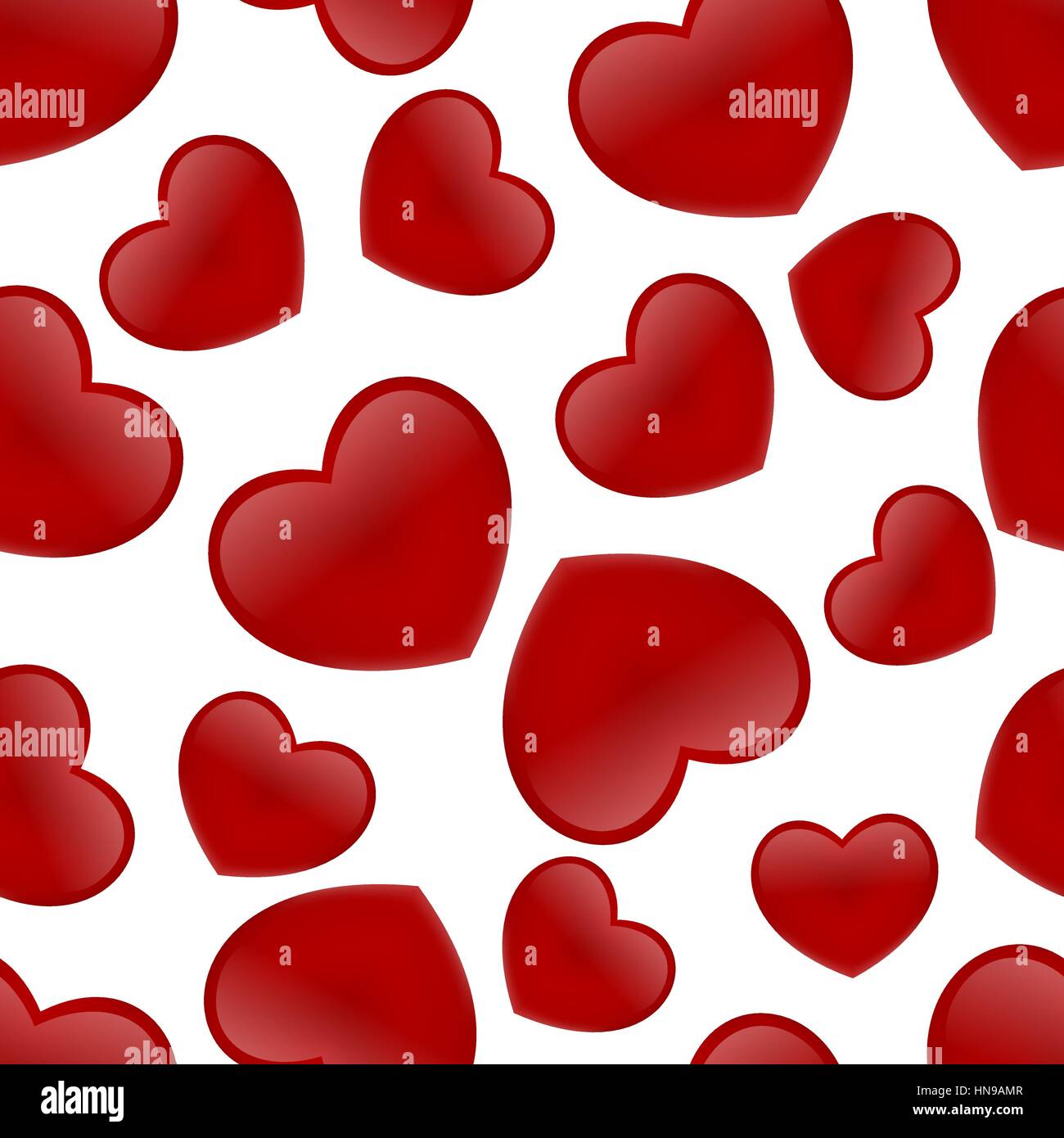 seamless decorative hearts Stock Vector Image & Art - Alamy
