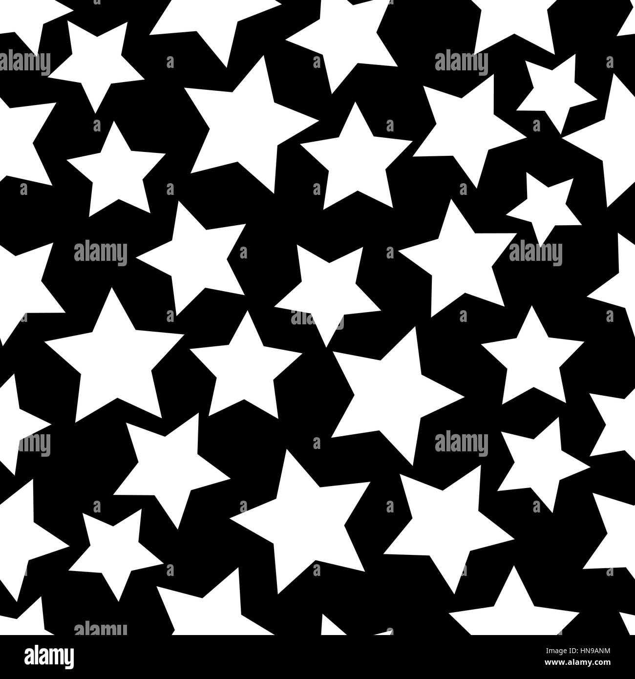 white stars seamless Stock Vector Image & Art - Alamy