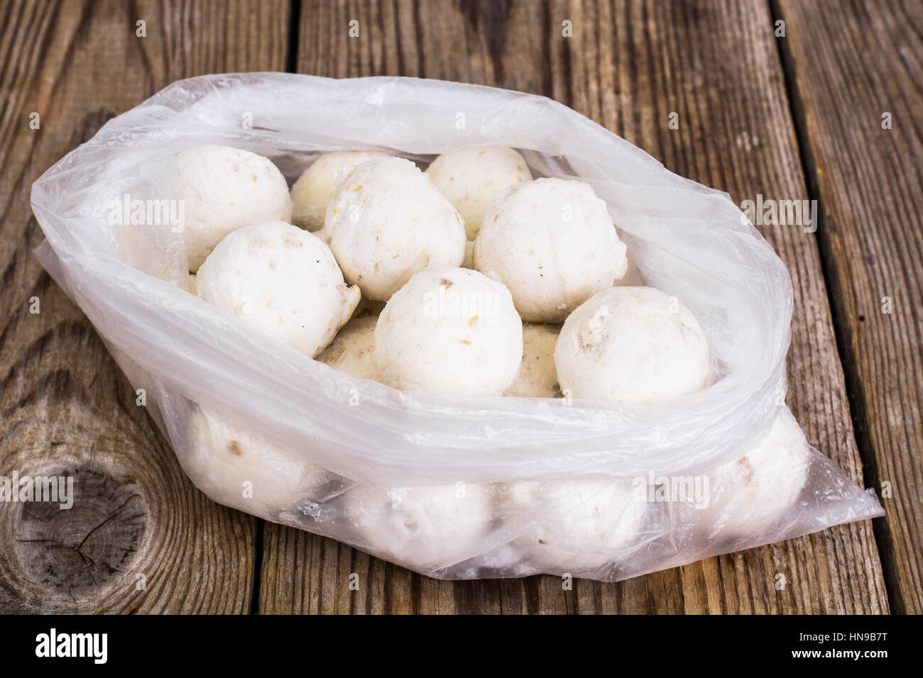 Frozen potato balls Stock Photo - Alamy