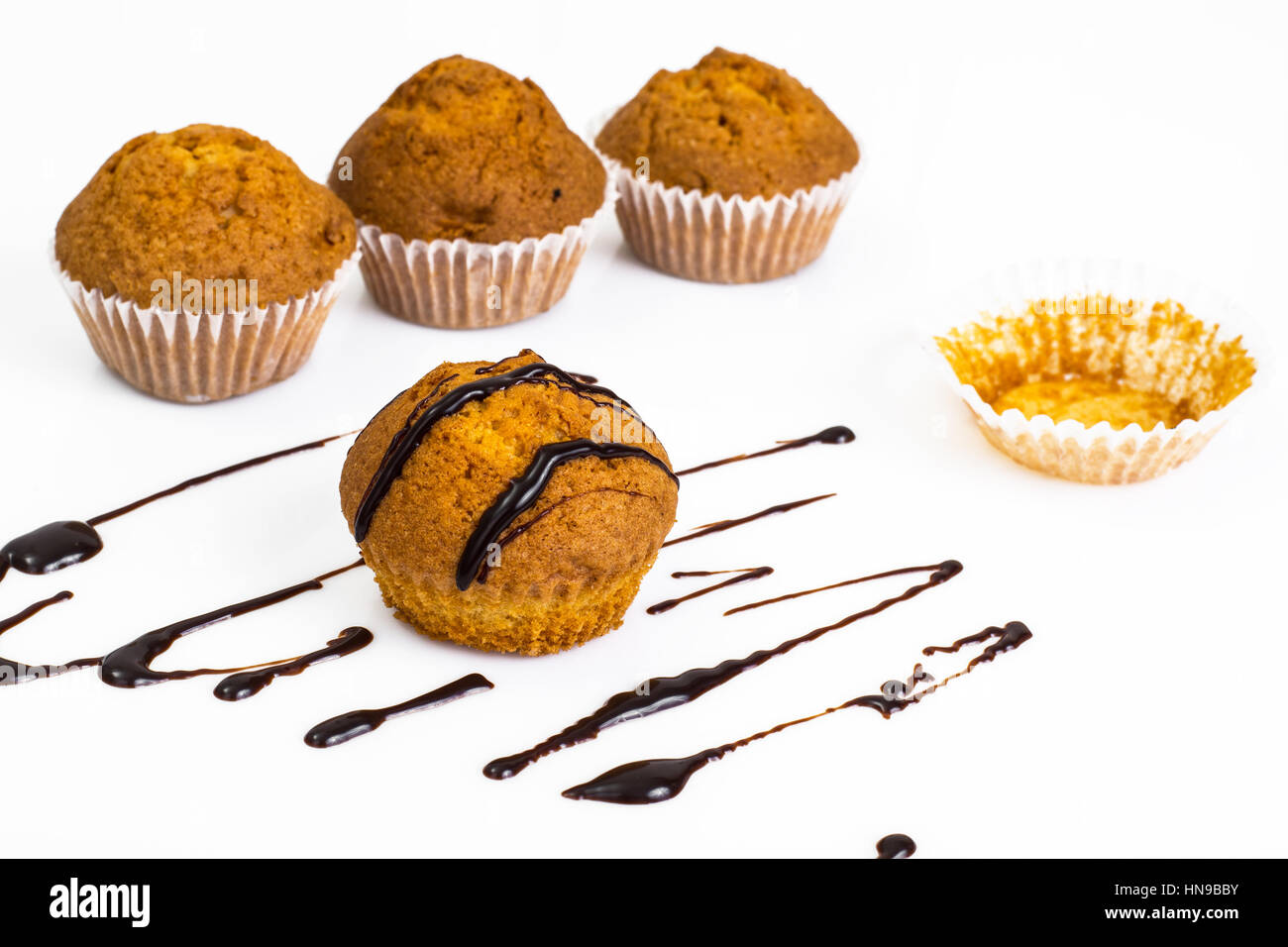 Sweet vanilla muffins isolated hi-res stock photography and images - Alamy