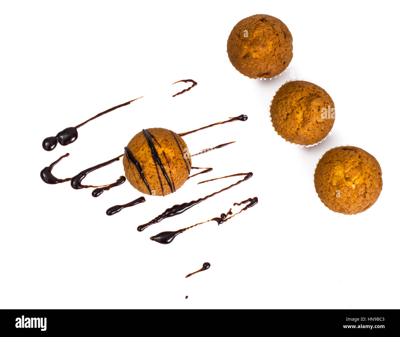 Homemade baked vanilla chocolate Cut Out Stock Images & Pictures - Alamy