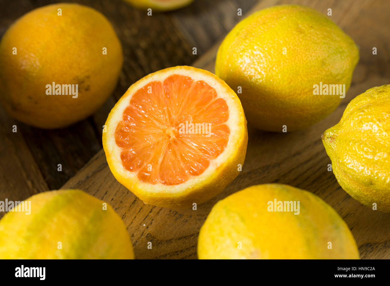 Raw Organic Pink Lemons Ready to Use Stock Photo - Alamy