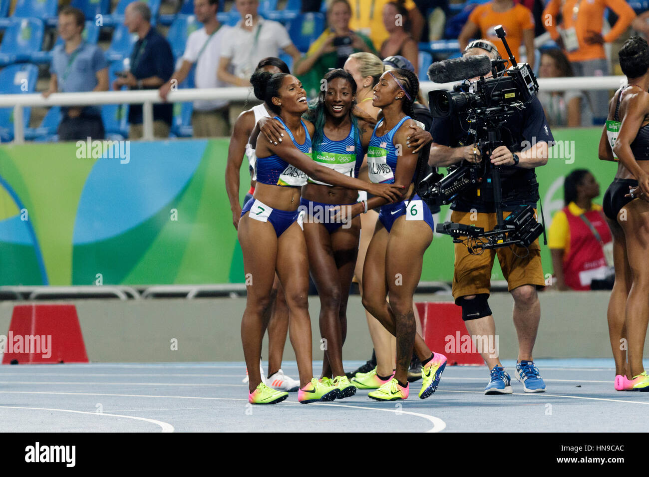 Rio de Janeiro, Brazil. 17 August 2016. Brianna Rollins (USA) #6 wins ...