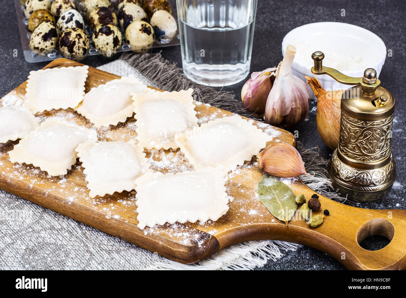 Ricotta cheese square hi-res stock photography and images - Alamy