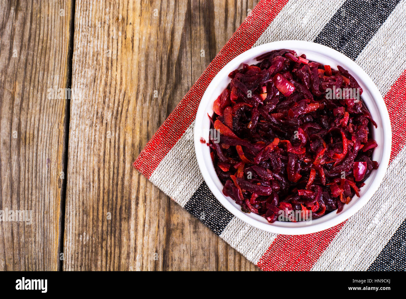 Beetroot stew with different vegetables chopped Stock Photo - Alamy