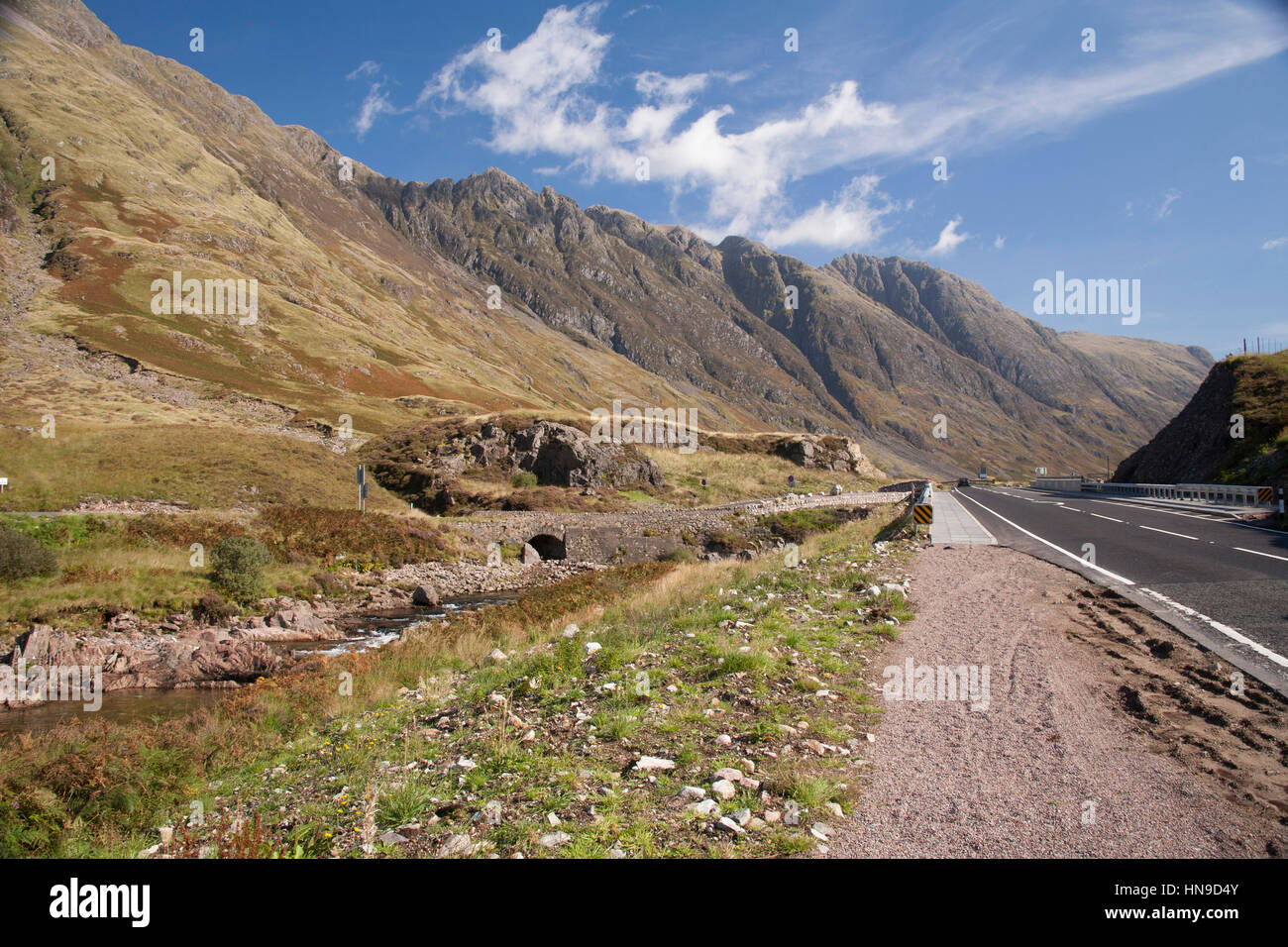A82 road through Glen Coe in the Highlands Scotland UK Stock Photo - Alamy