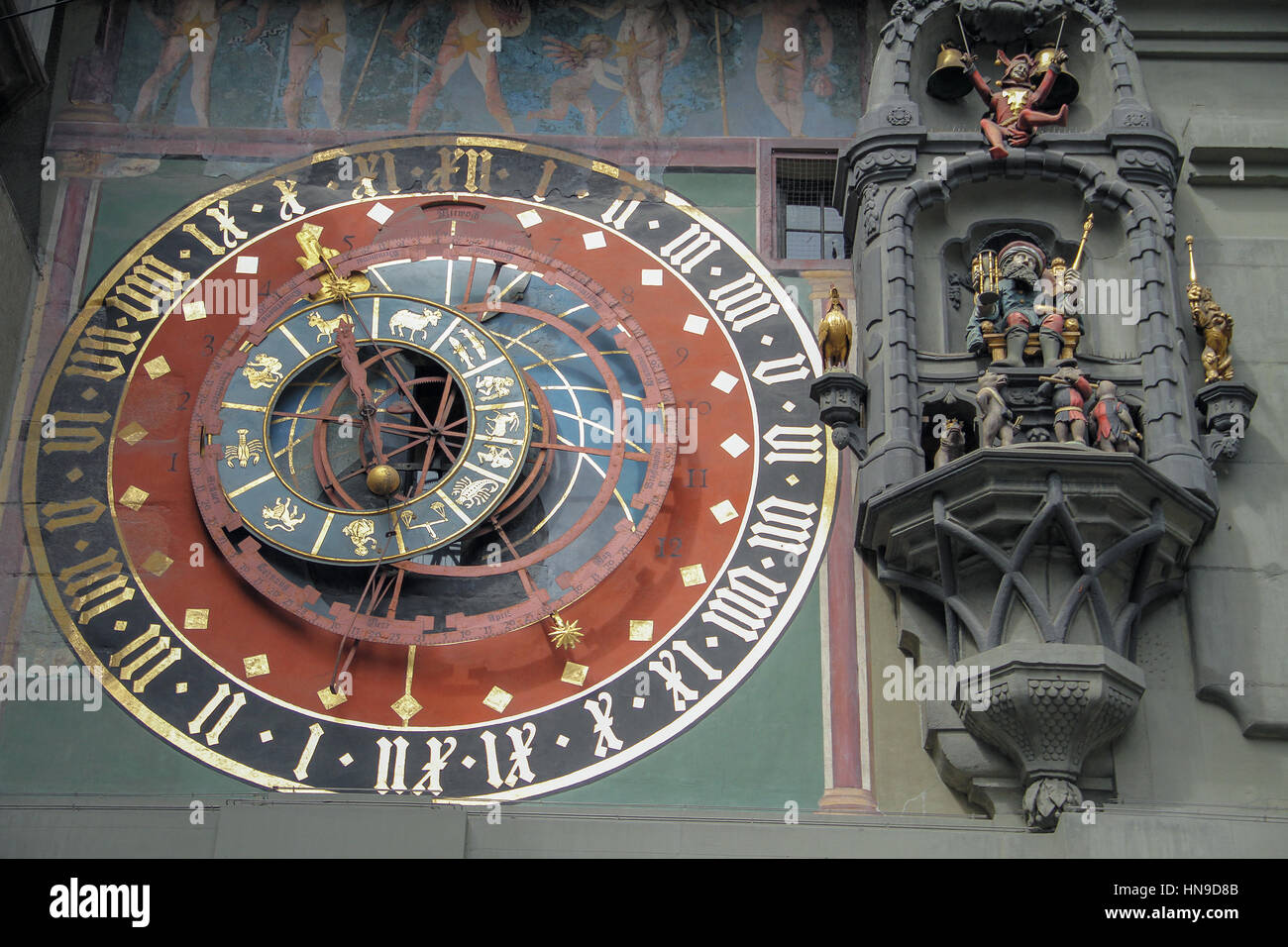 Astronomical clock dial Stock Photo - Alamy