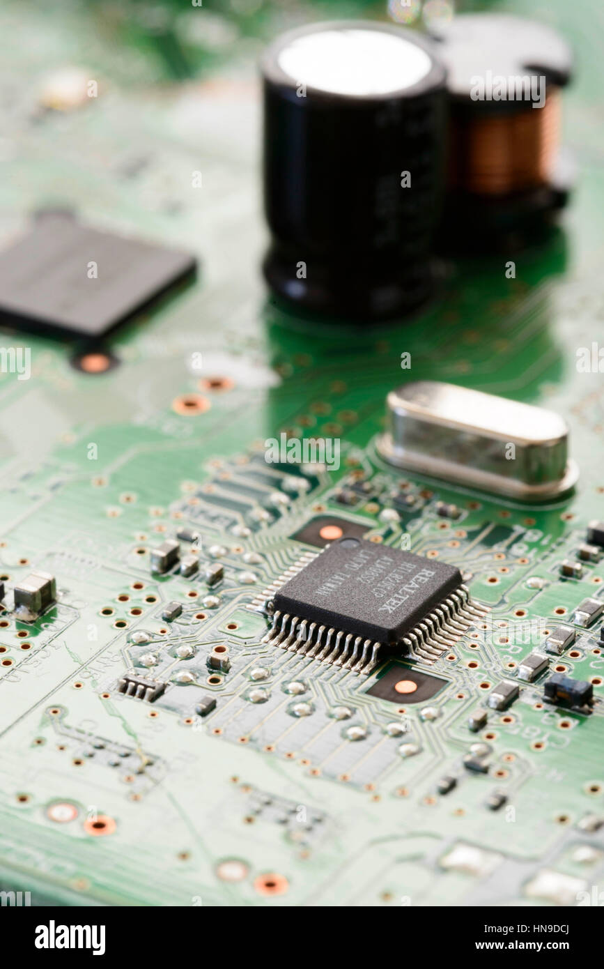 Close up electronic circit board hi-res stock photography and images ...