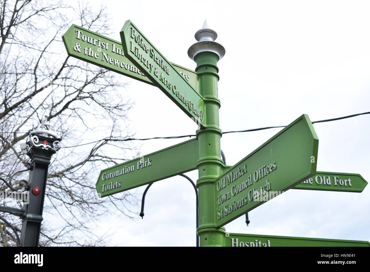 Directions signs outside Stock Photo - Alamy