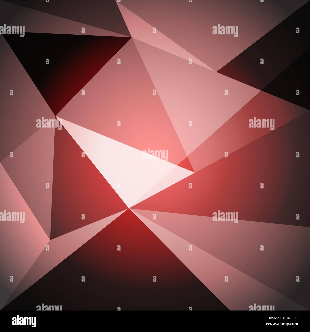 Low poly design element on red gradient background, stock vector Stock ...