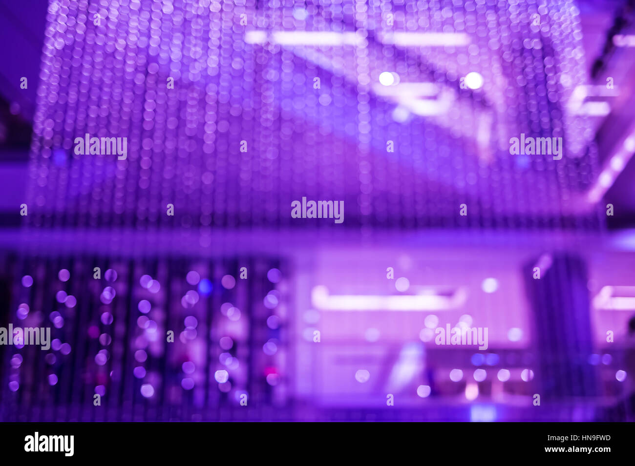 Abstract background with bokeh light - Color Tone Changed Stock Photo ...