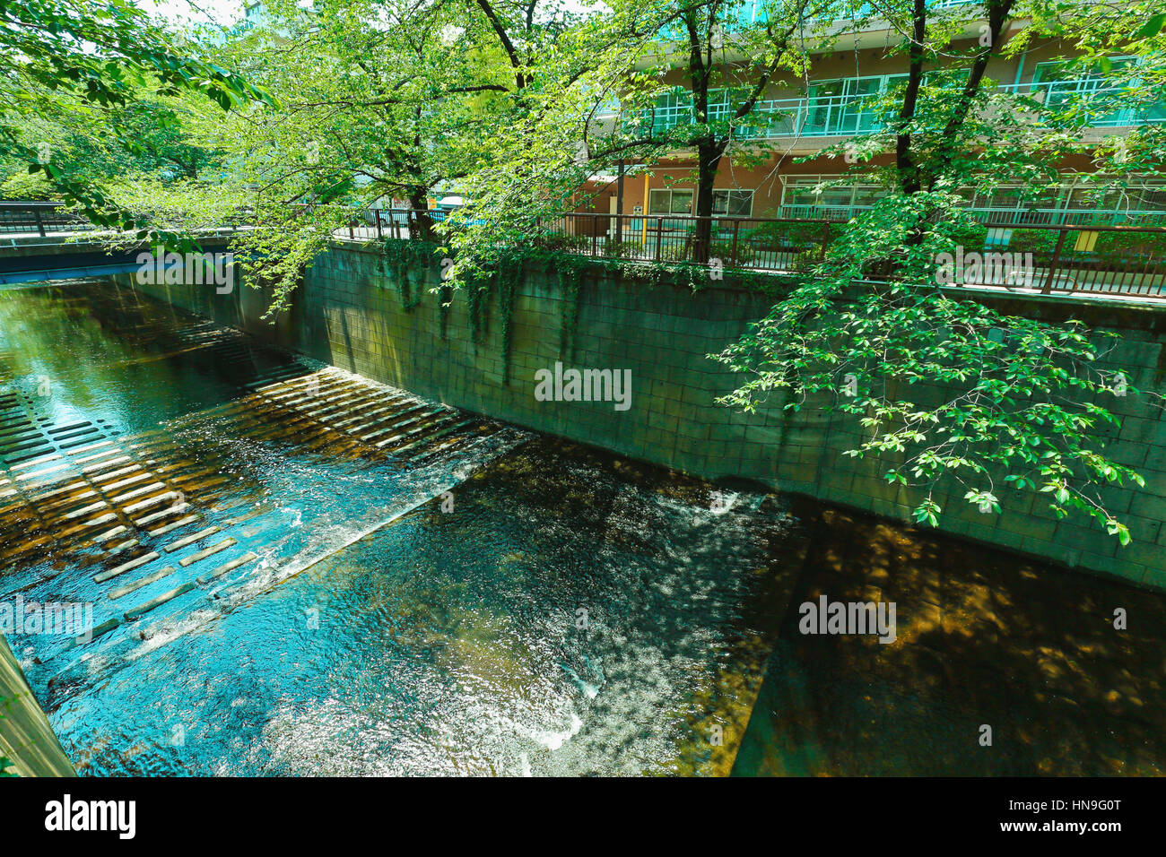 Tokyo embankment river hi-res stock photography and images - Alamy