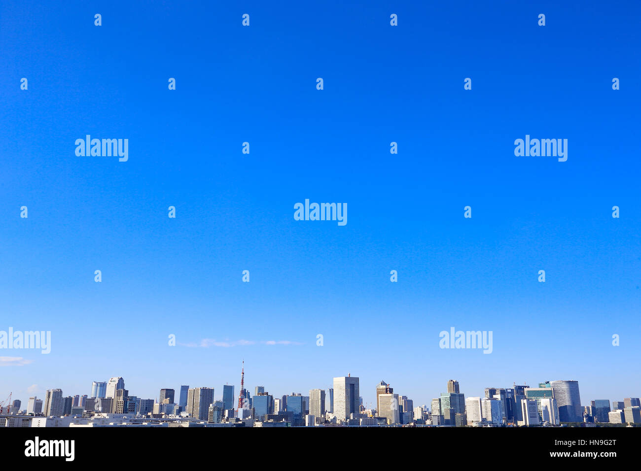 Japan blue tokyo tower hi-res stock photography and images - Alamy