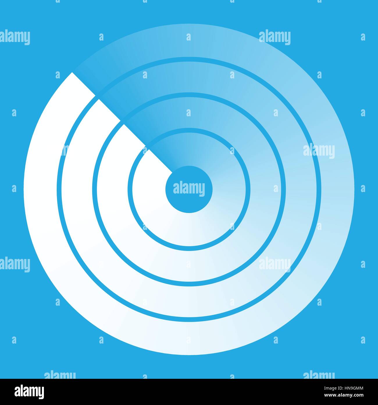 radar abstract icon symbol vector illustration Stock Vector Image & Art ...