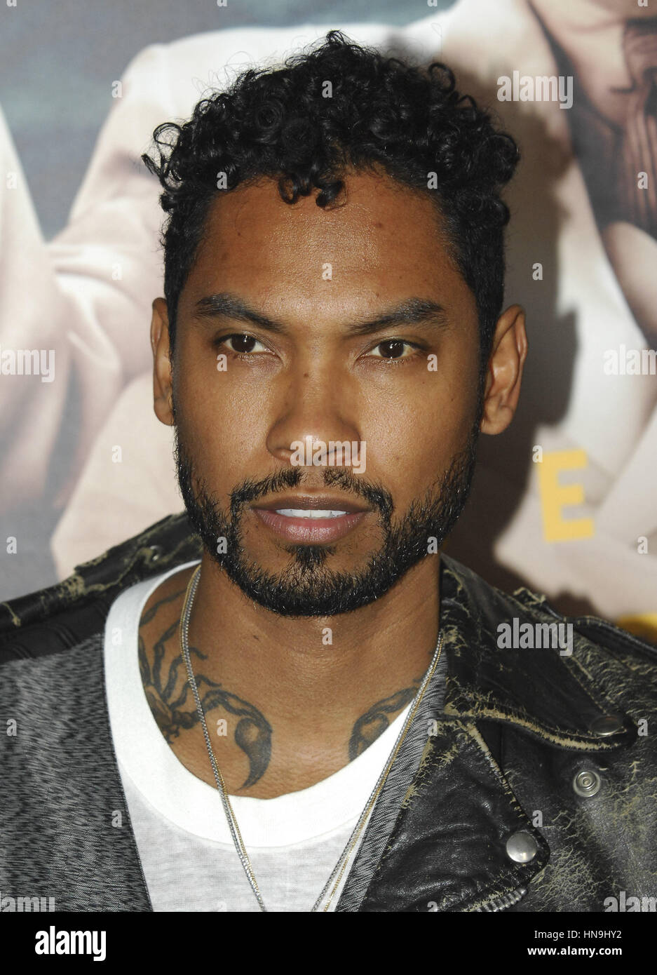 Film Premiere Live by Night Featuring: Miguel Where: Los Angeles ...