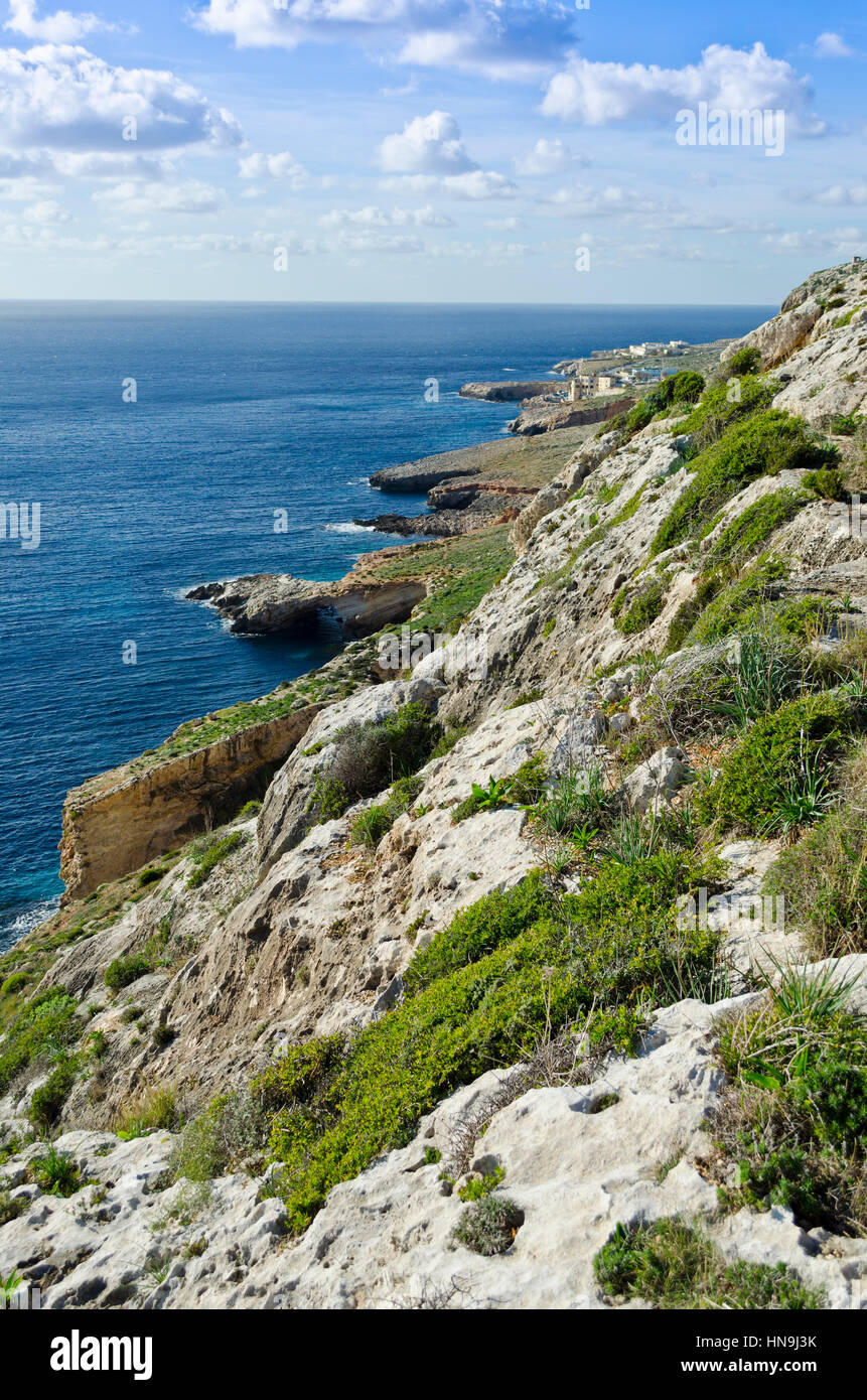 Southern coast of the Maltese islands Stock Photo - Alamy