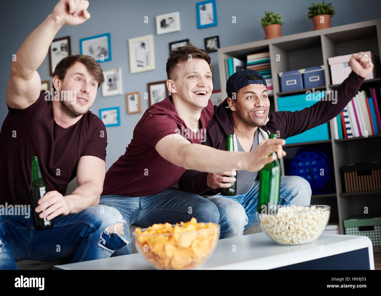 Male fan hi-res stock photography and images - Alamy