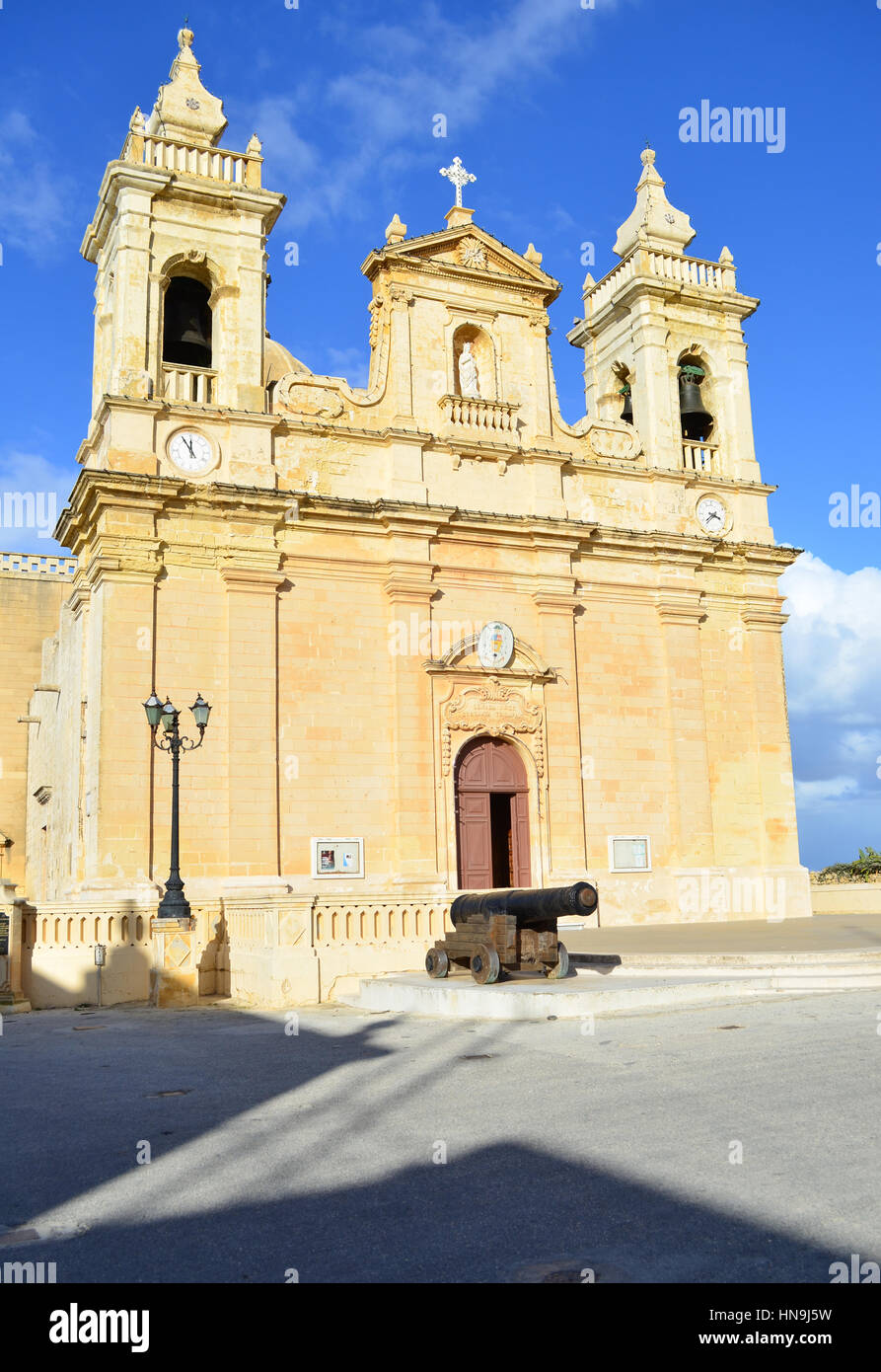 Parish Church of Zebbug - Gozo, Malta Stock Photo - Alamy