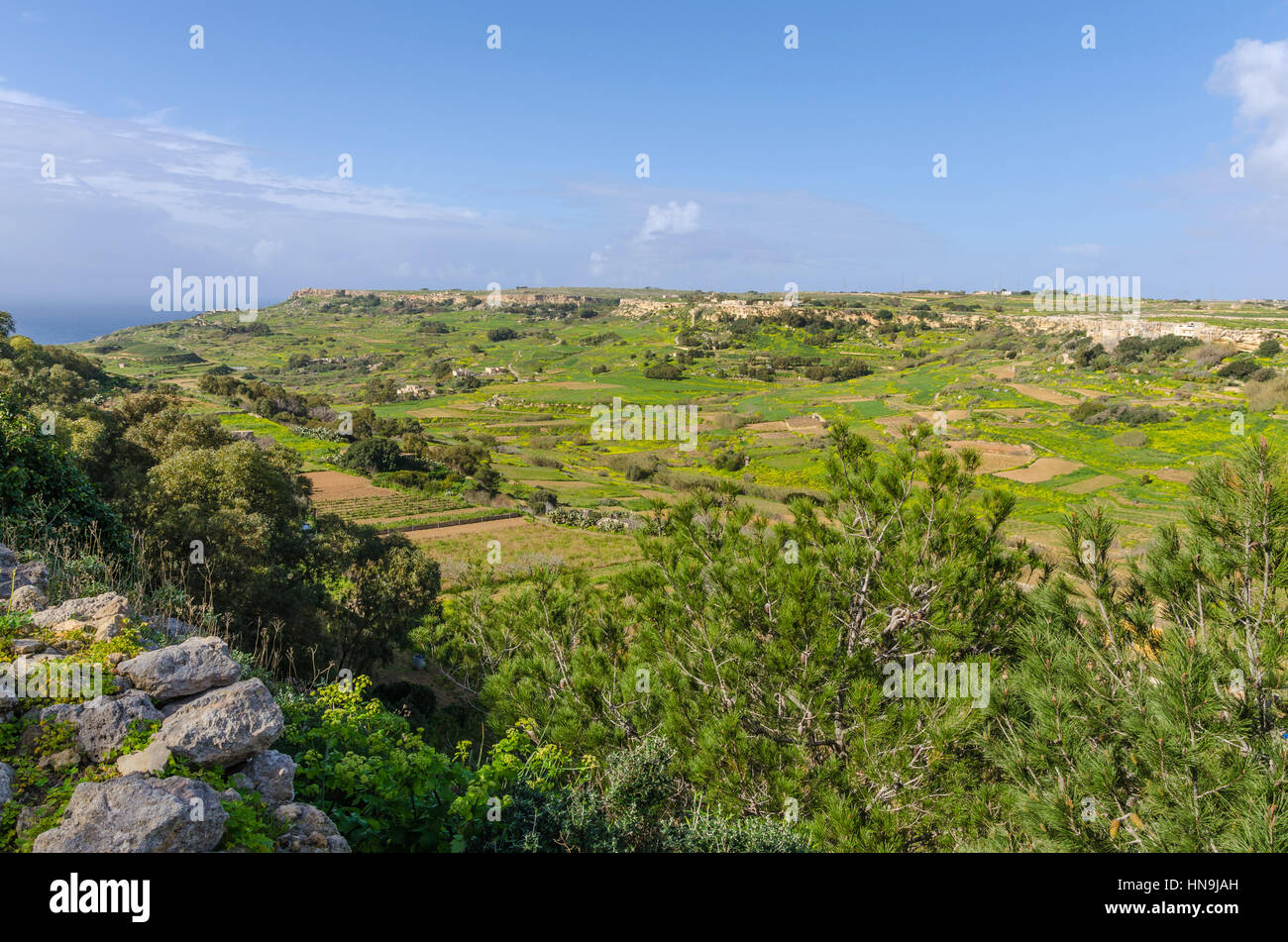 Maltese Countryside in the limits of Imtahleb Stock Photo - Alamy