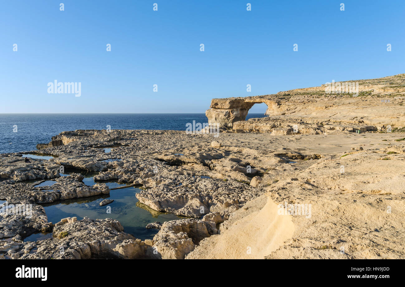 Malta azure window and diving hi-res stock photography and images - Alamy