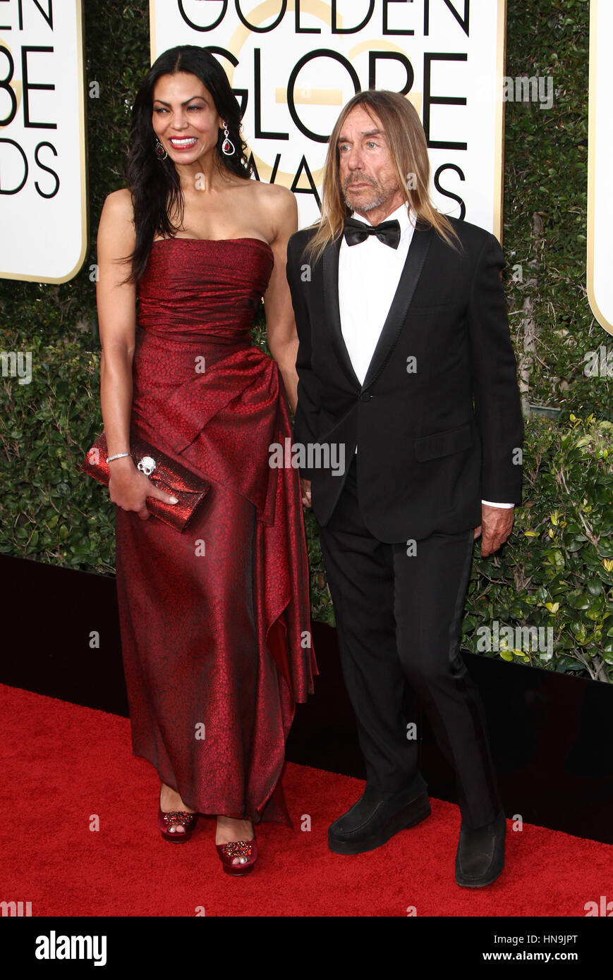 74th Golden Globe Awards - Arrivals Featuring: Nina Alu, Iggy Pop Where ...