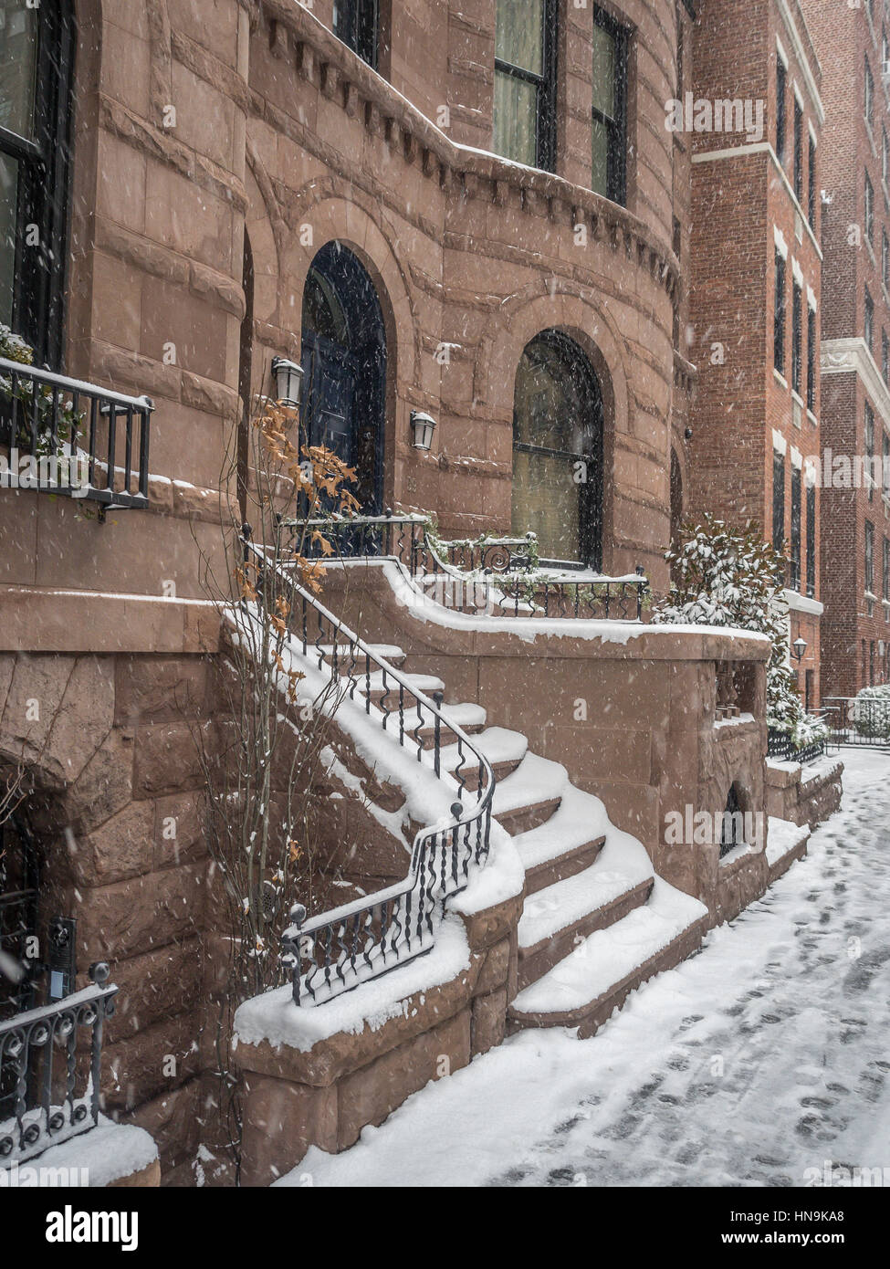 Brownstone is a brown Triassic sandstone townhouse clad in this ...