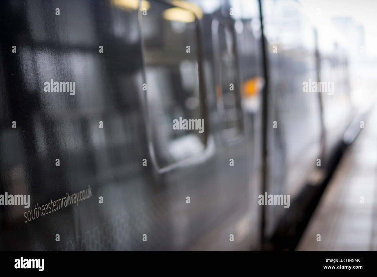 London, England, UK. High speed javelin trains run by SouthEastern ...