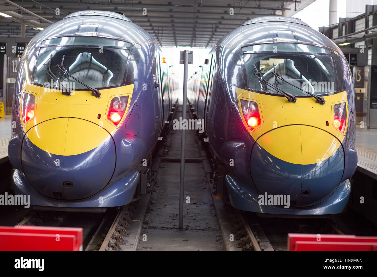 London, England, UK. High speed javelin trains run by SouthEastern ...