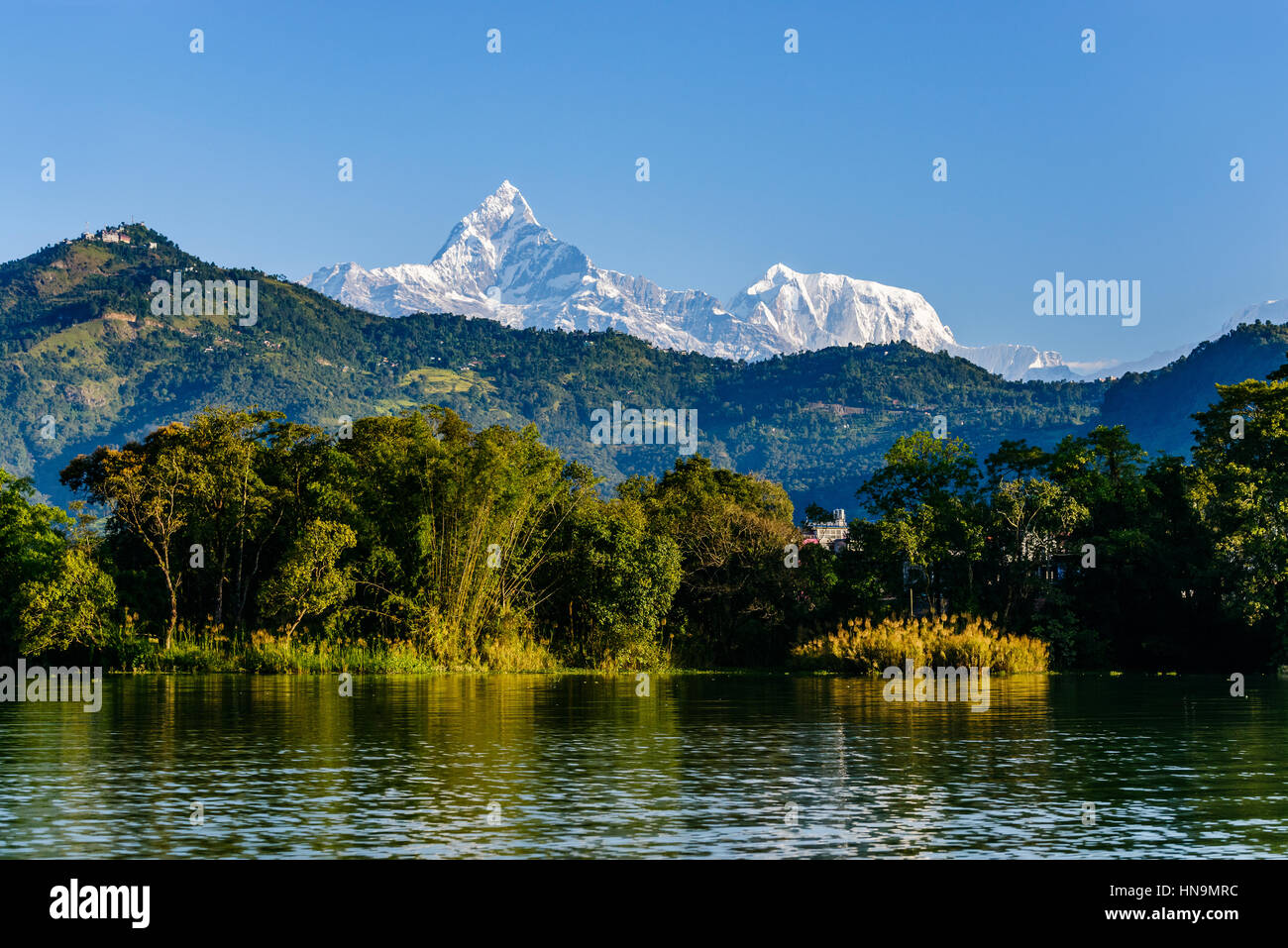 Machapuchare pokhara nepal asia hi-res stock photography and images - Alamy