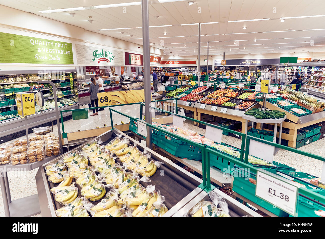 Morrisons Supermarket, Victoria Park, Bradford Stock Photo - Alamy
