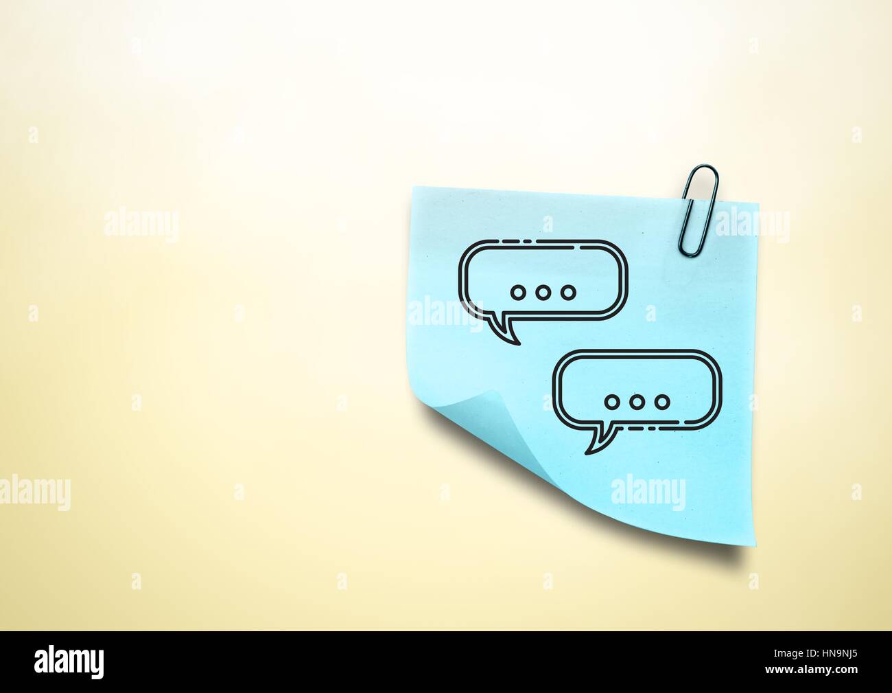 Digital composite sticky note chat hi-res stock photography and images ...