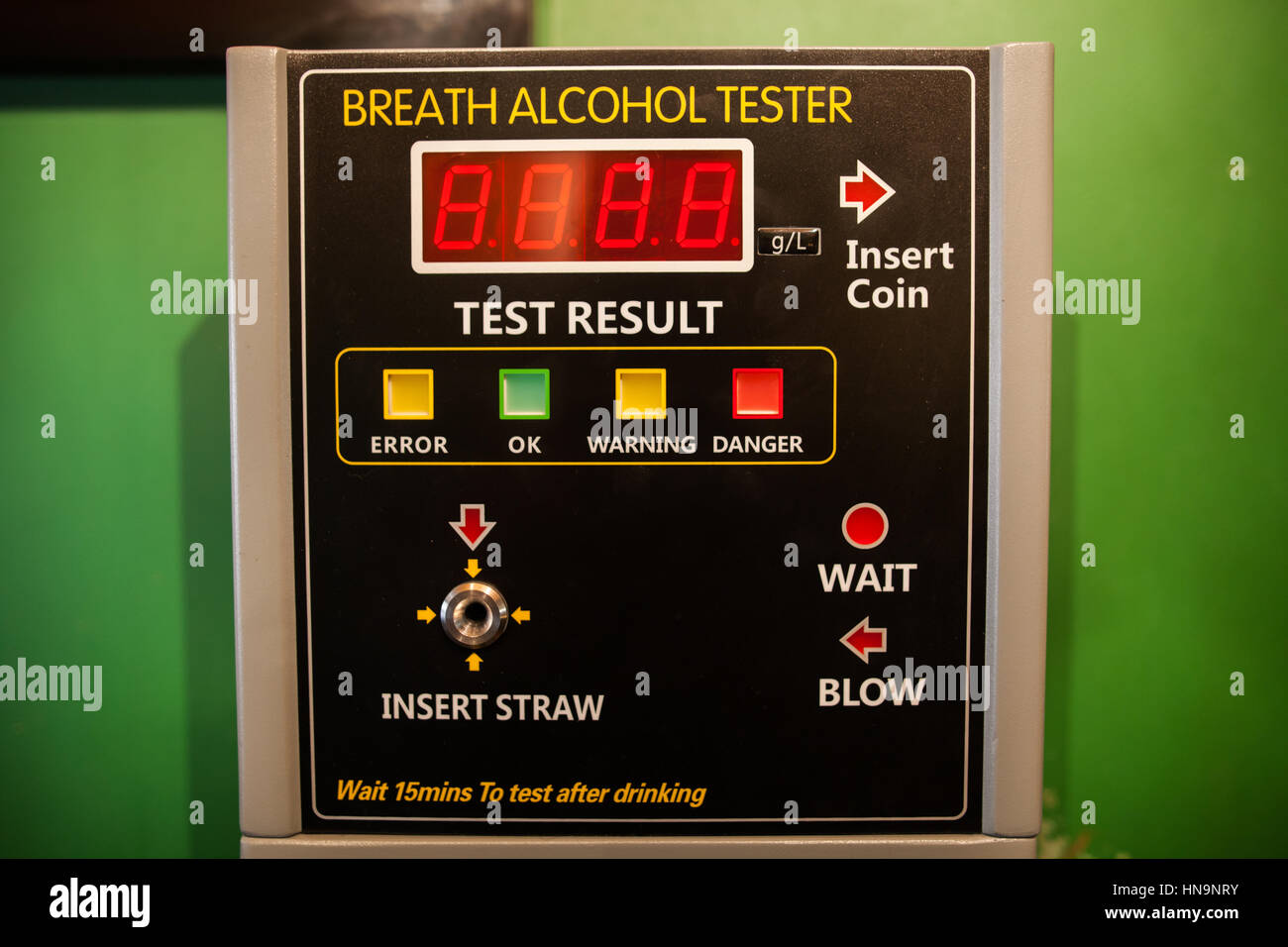 Breath test alcohol police hi-res stock photography and images - Alamy