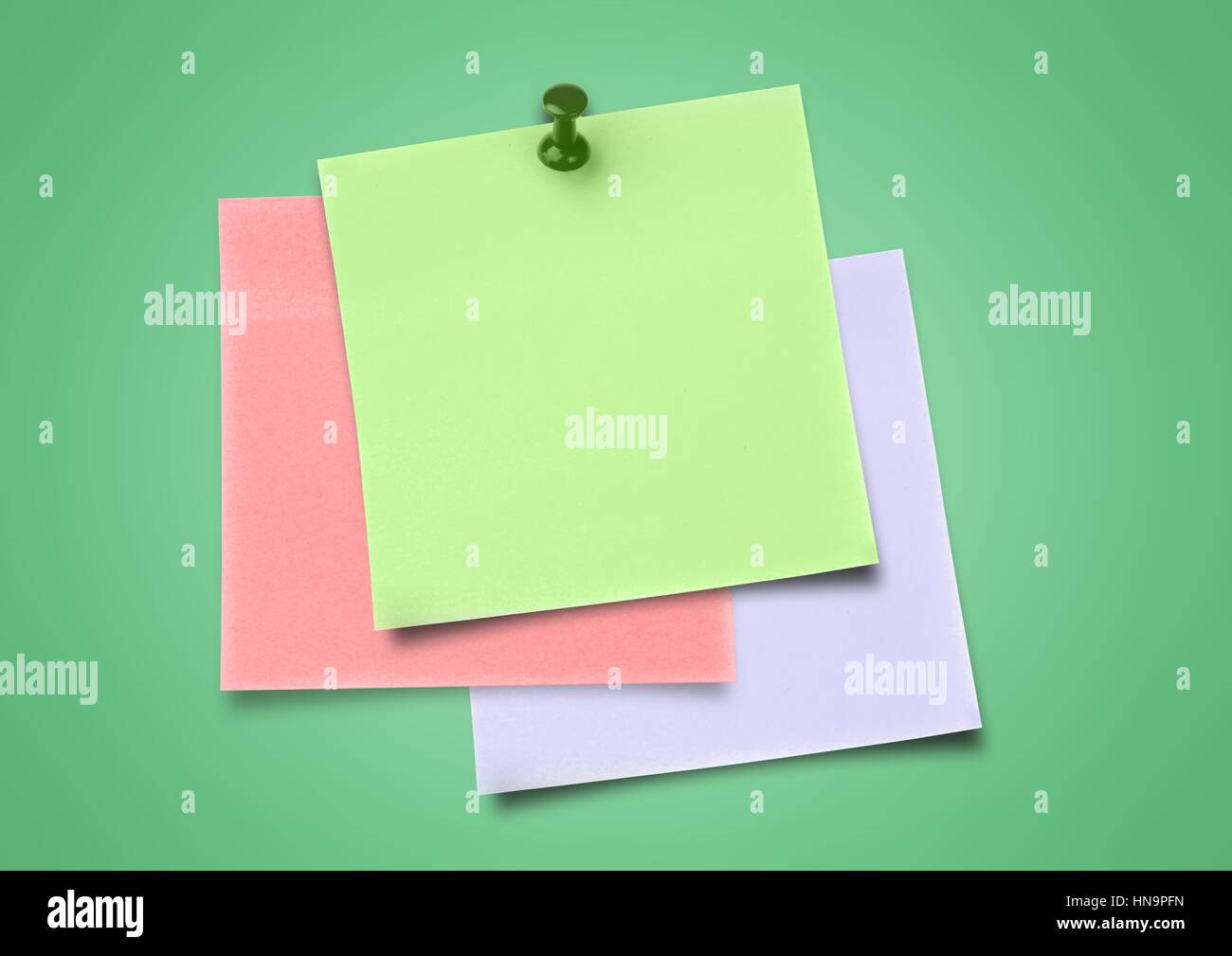 Digital composite of Sticky Note against neutral green background Stock ...