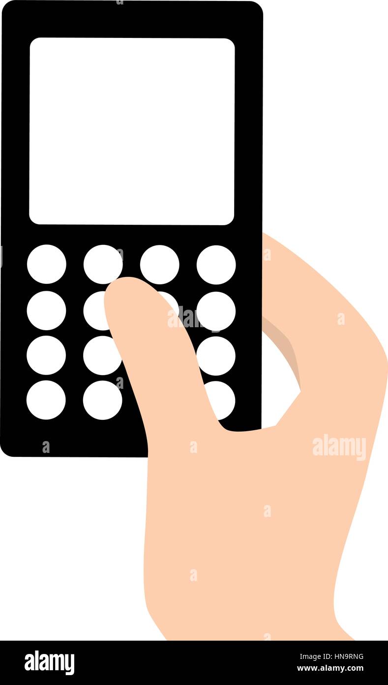 hand touch smart phone call Stock Vector Image & Art - Alamy