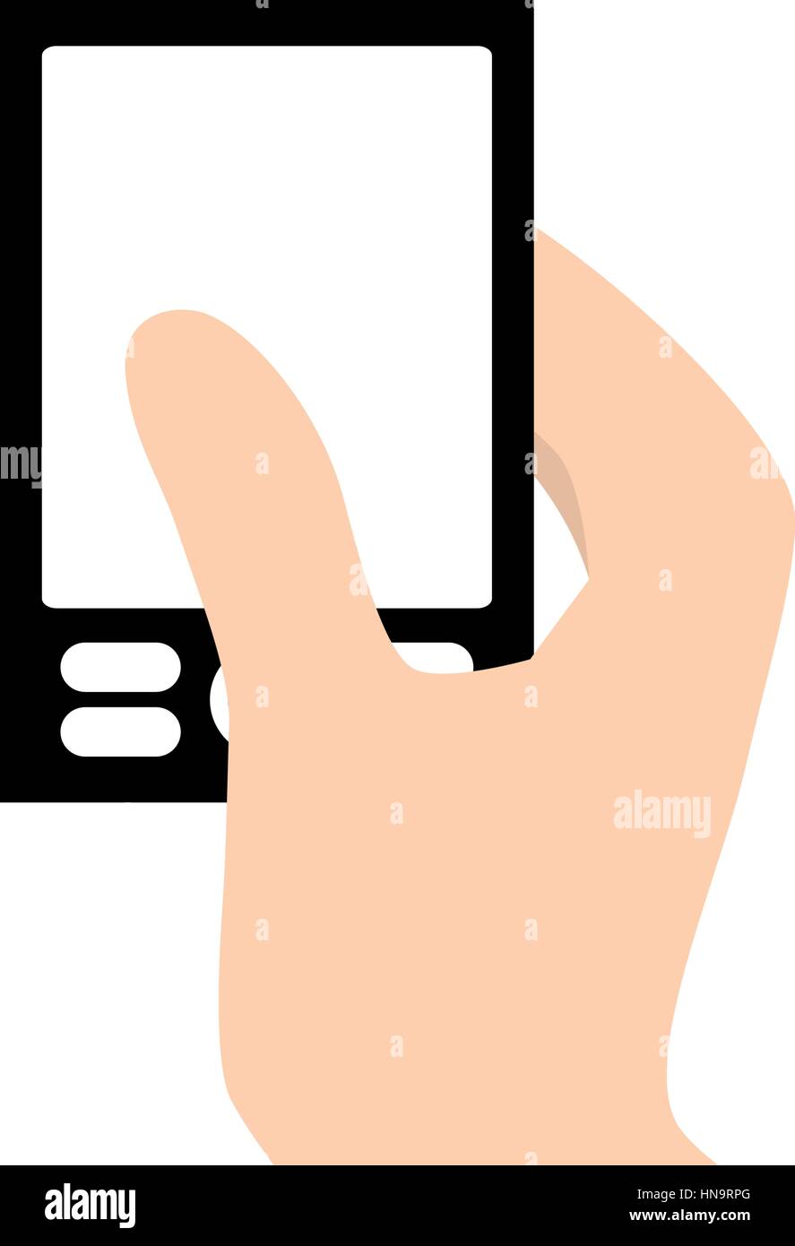 Touchscreen typing Stock Vector Images - Alamy