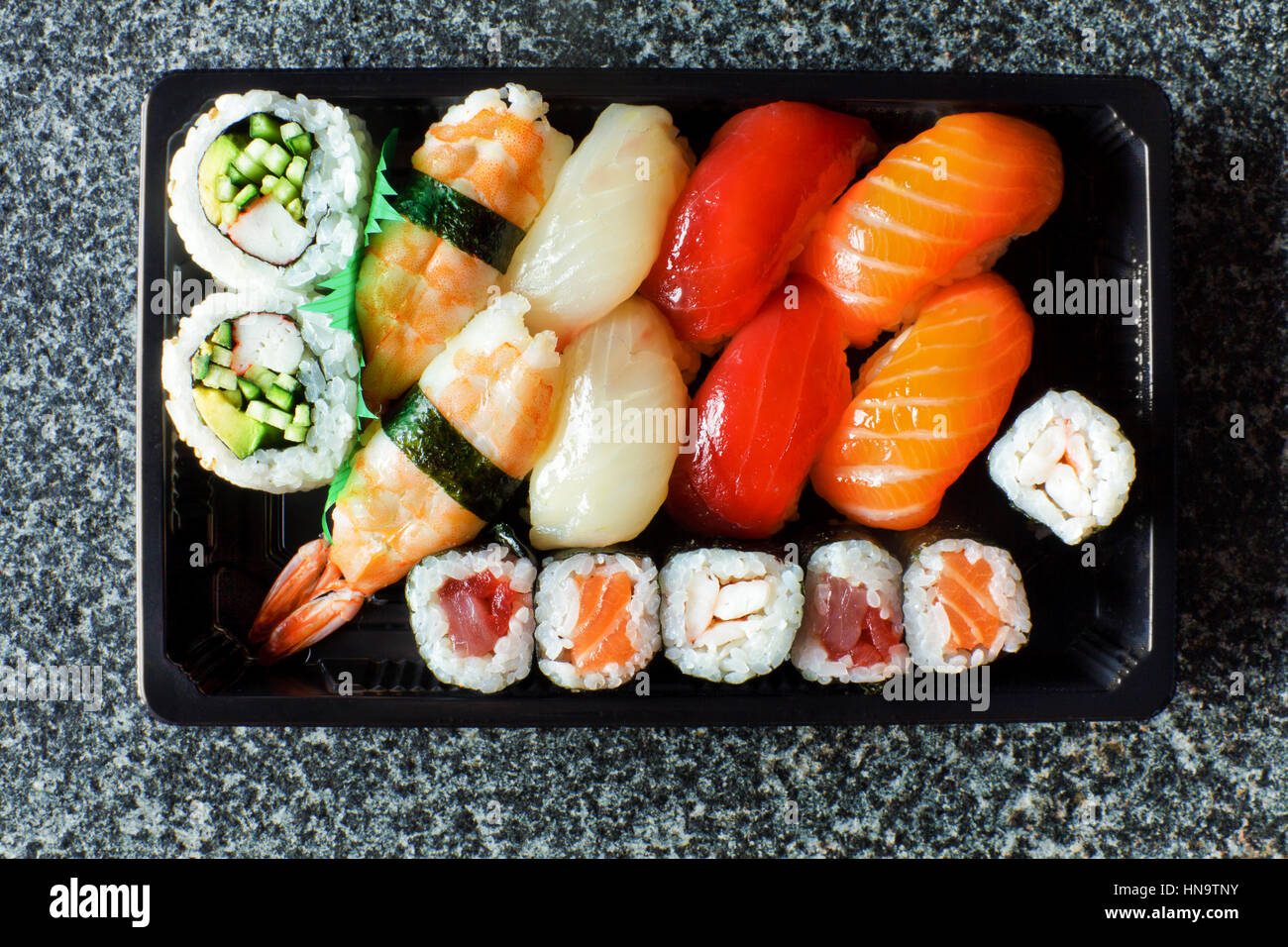 Japanese Lunch Box on the stone Stock Photo - Alamy