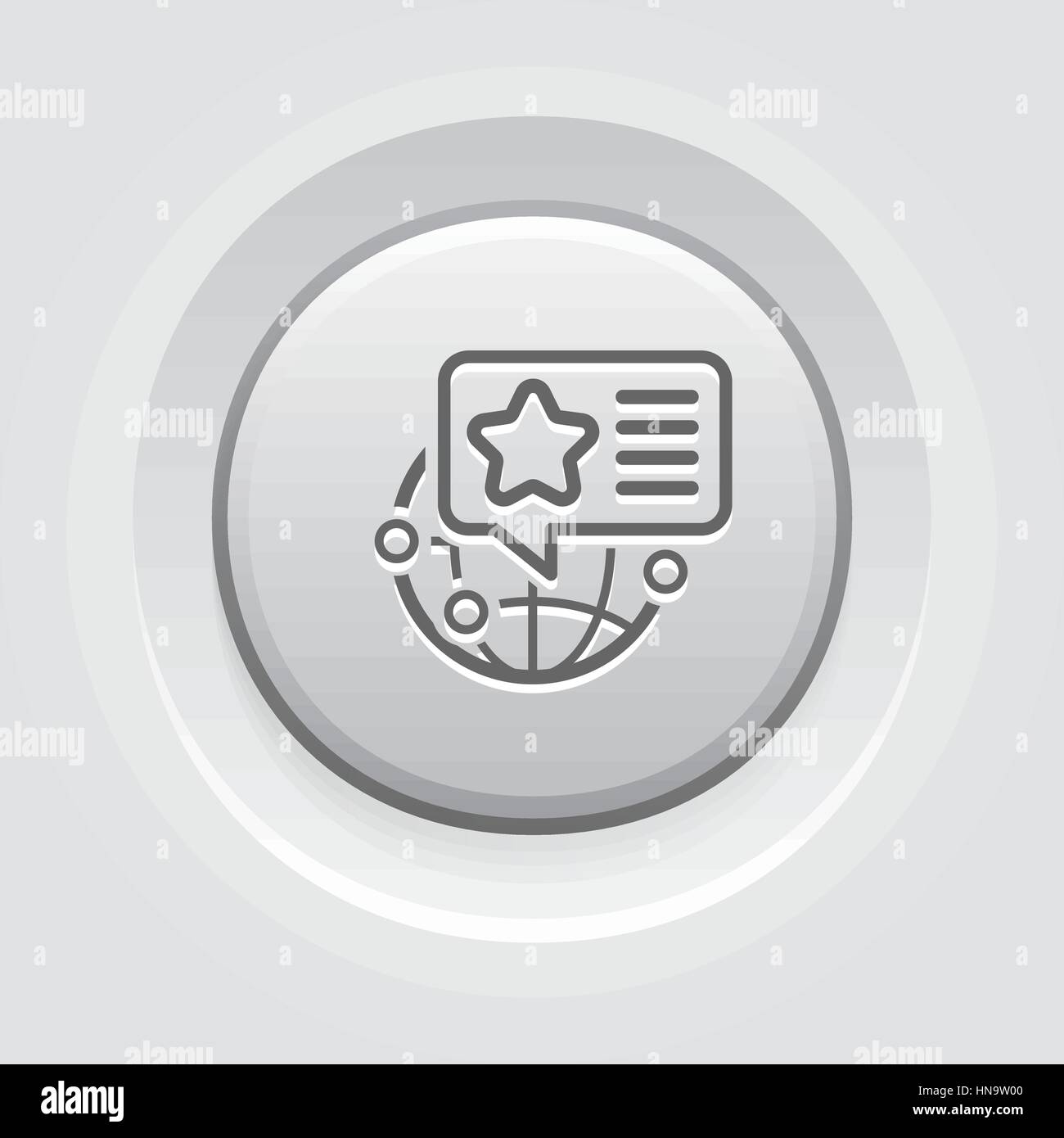 Targeted Locations Icon. Business and Marketing. Isolated Illustration ...