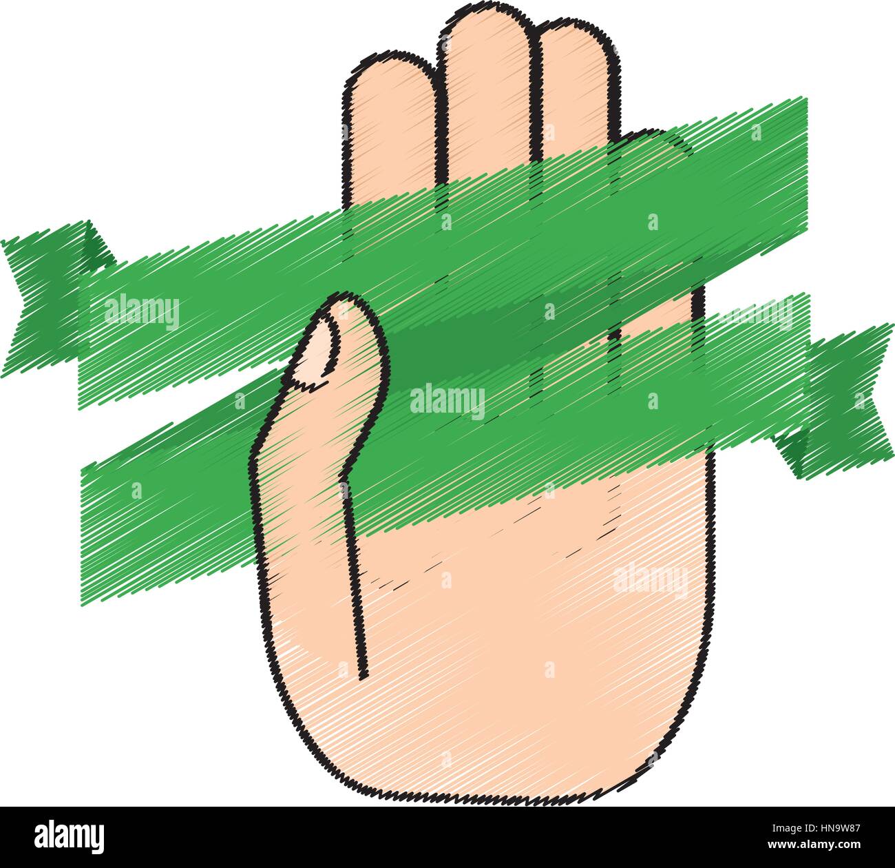 Stylized icon hand holding Stock Vector Images - Alamy