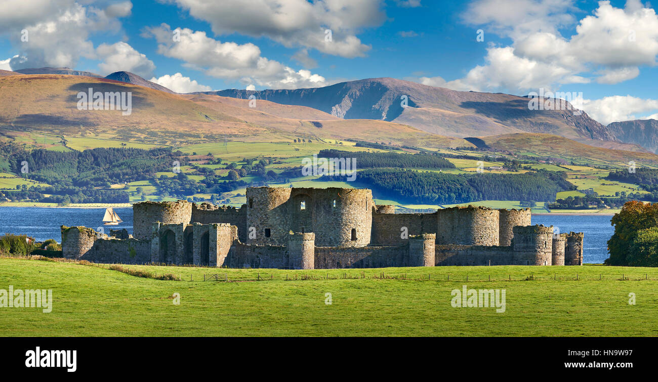 Beaumaris medieval Castle built 1284 by Edward 1st, Isle of Anglesey ...