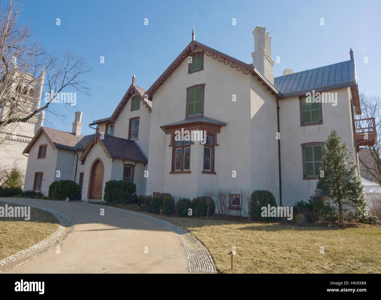 Washington, DC 2-15-08 The front entrance of the cottage used by ...