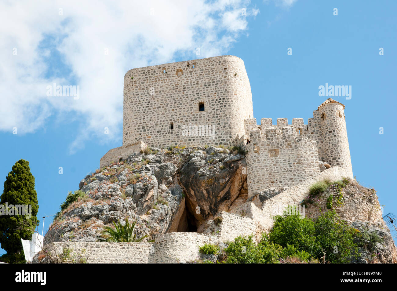 Olvera Castle - Spain Stock Photo - Alamy