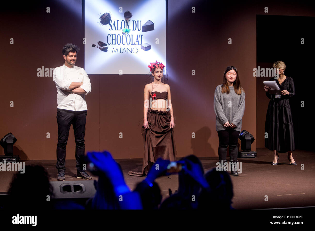 Milan, Italy. 09th Feb, 2017. Alessandro Servida presents his fashion ...