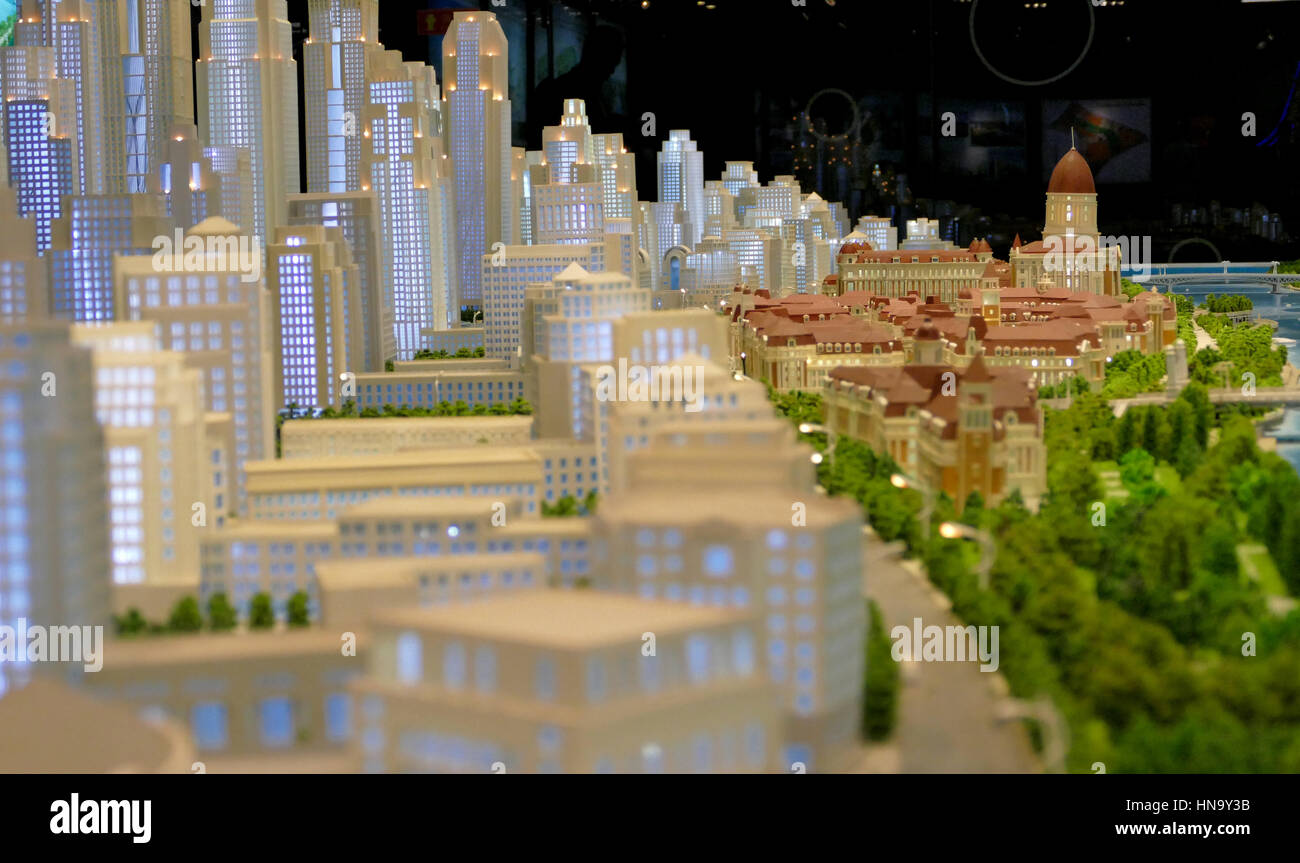 3d render city scale model hi-res stock photography and images - Alamy
