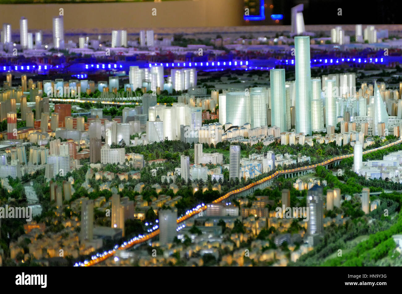 3d render city scale model hi-res stock photography and images - Alamy
