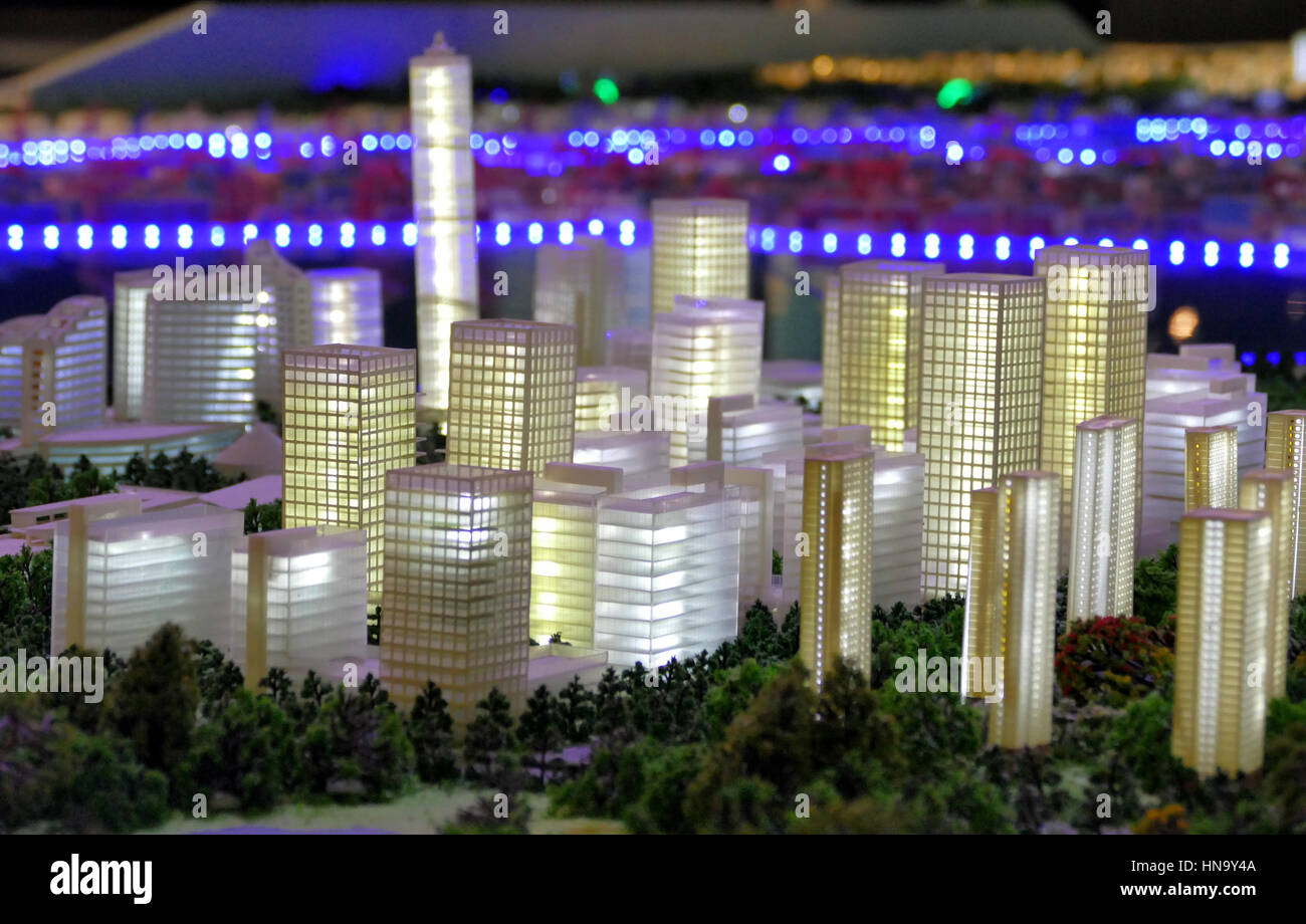 3d render city scale model hi-res stock photography and images - Alamy